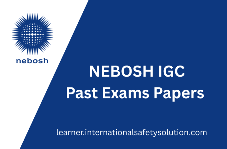 Nebosh Past Paper 2026 Free - International Safety Solution