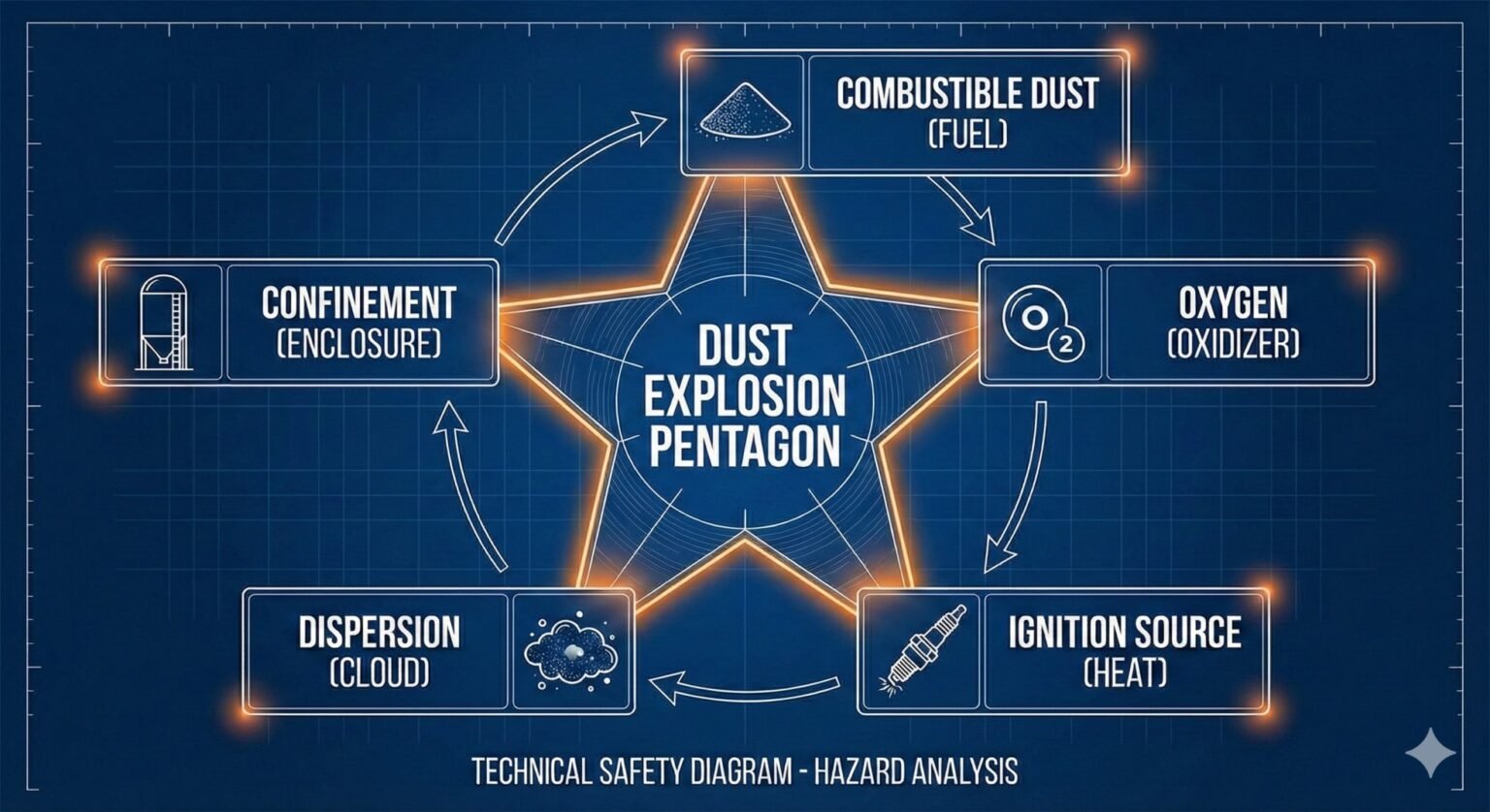 Dust Pentagon Explained- International Safety Solution